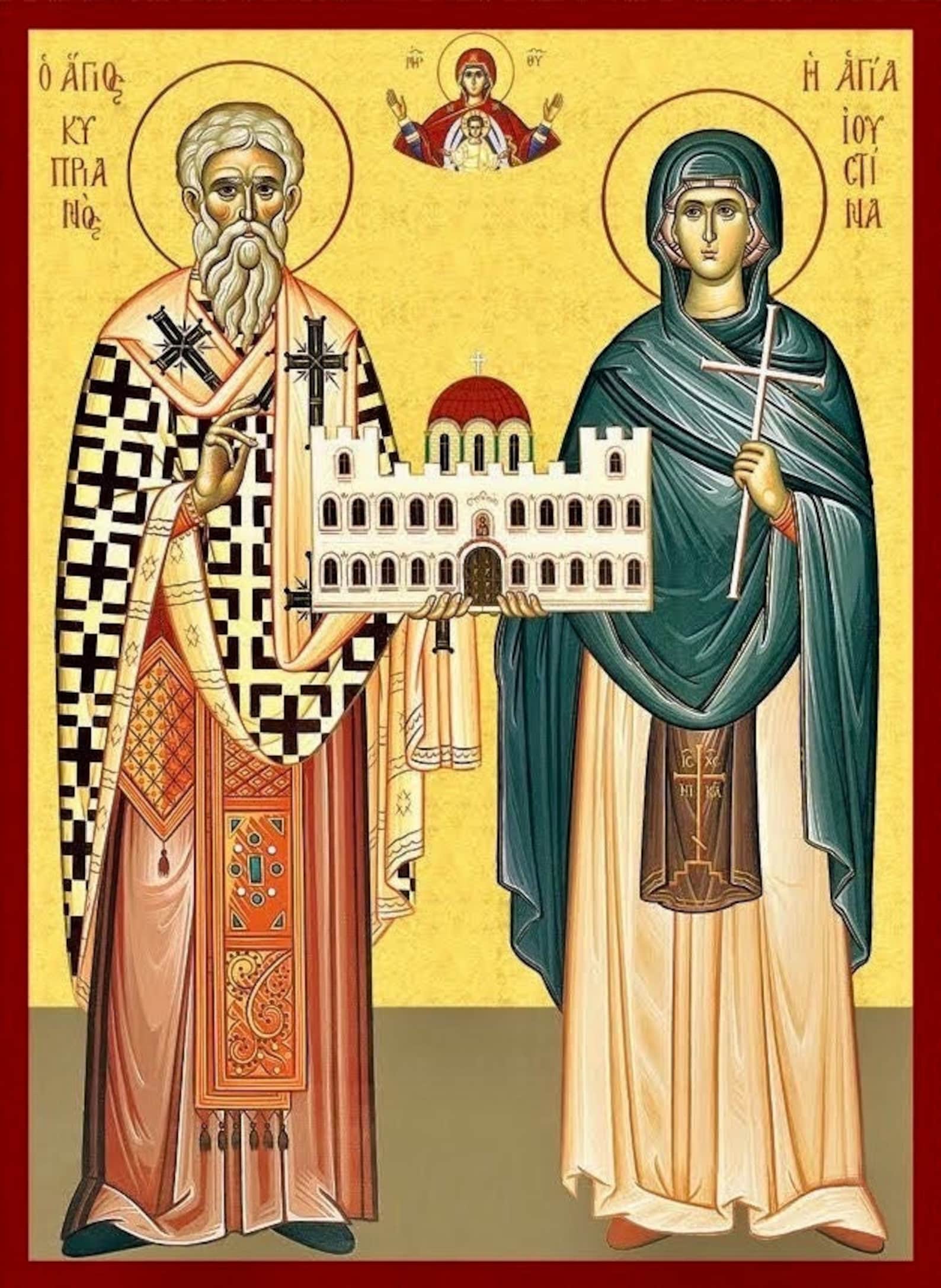 Saint Cyprian and Saint Justina Greek Orthodox Catholic Christian ...