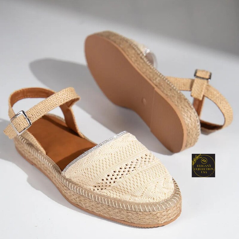 Straw Sandals - Etsy