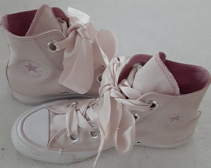 CONVERSE Pink/white ALL STAR Chuck Taylor Women Sz 5 With Pink - Etsy