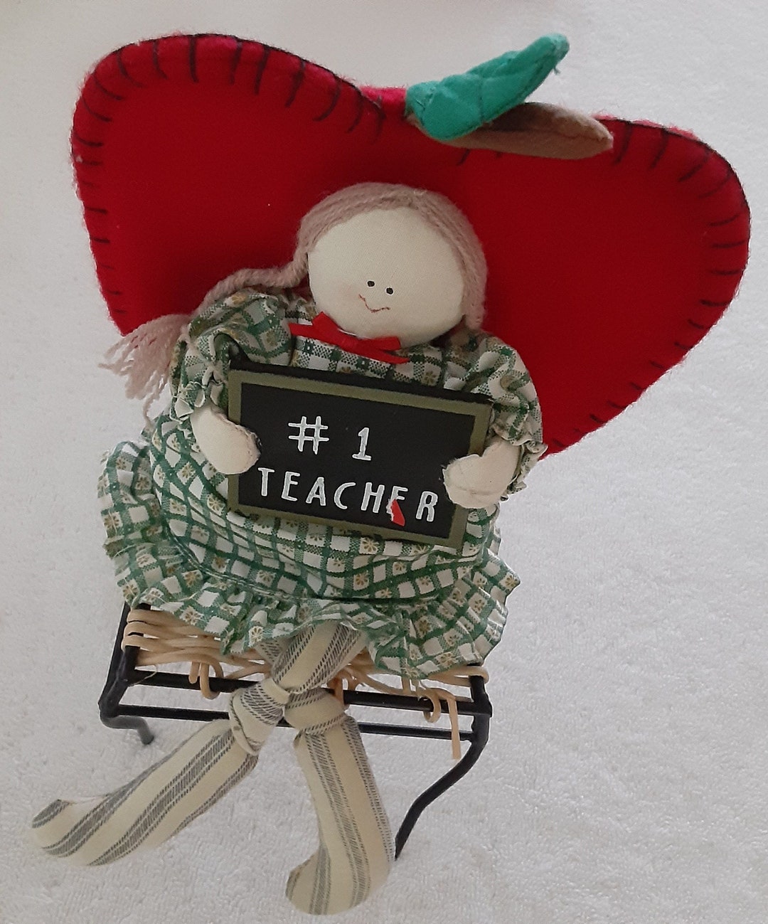 Honor Your Favorite Teacher With This 1 Teacher Figurine With Chair - Etsy