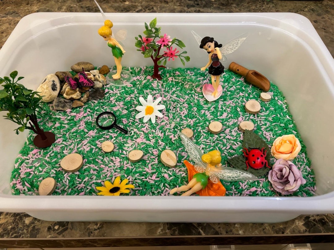 Fairy Garden Sensory Kit Tuff Tray Play Sensory Bin Loose Parts Play ...