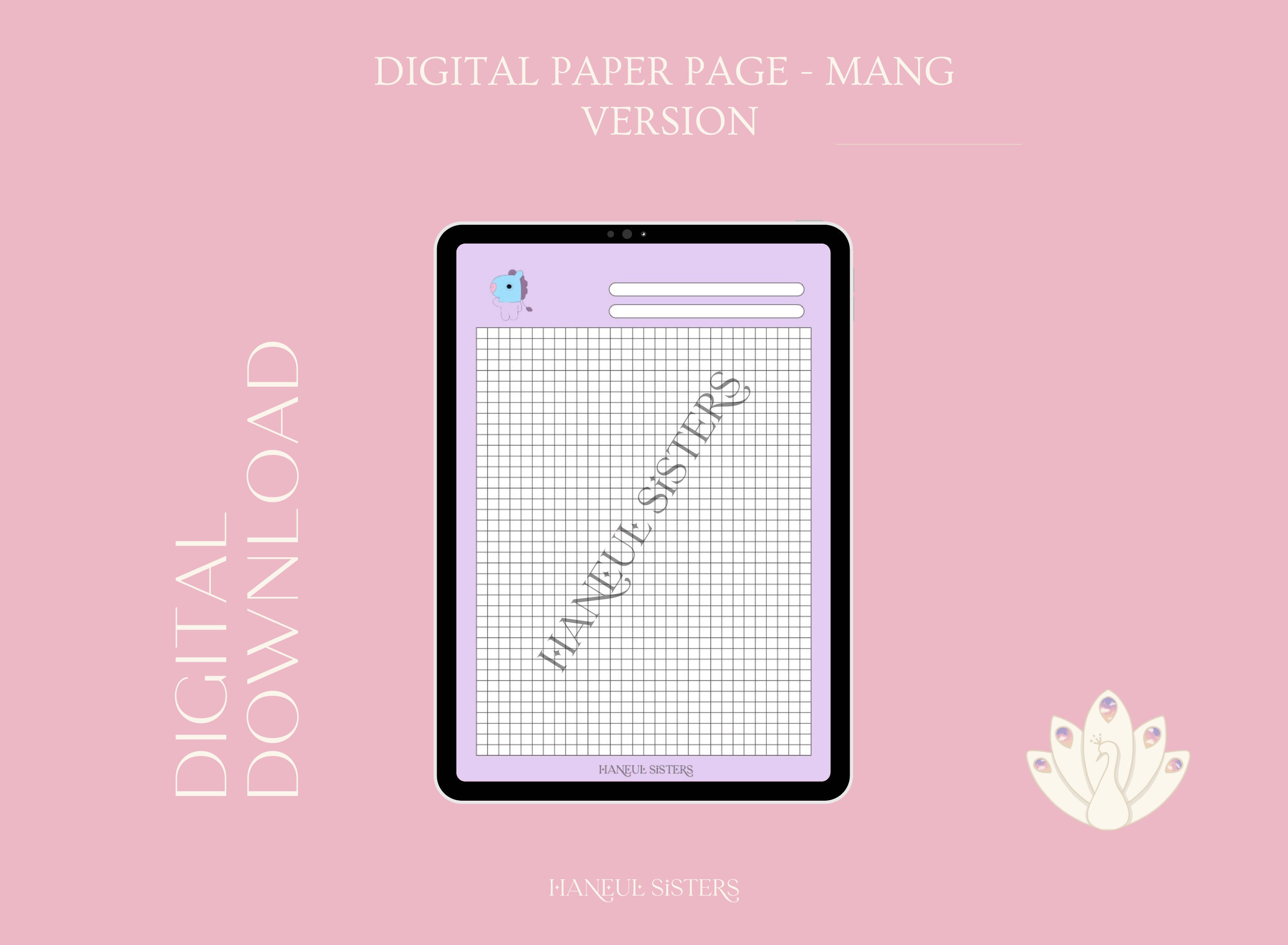 Digital Paper Page Mang Version - Etsy