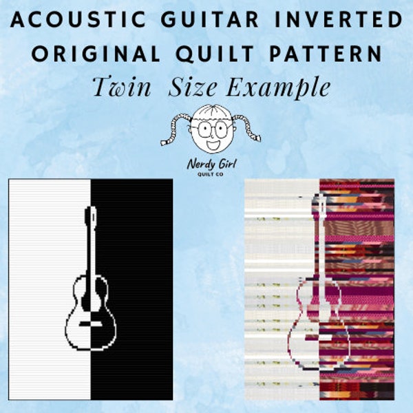 Guitar Quilt Pattern - Etsy
