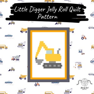 Little Digger Jelly Roll Quilt Pattern - Etsy