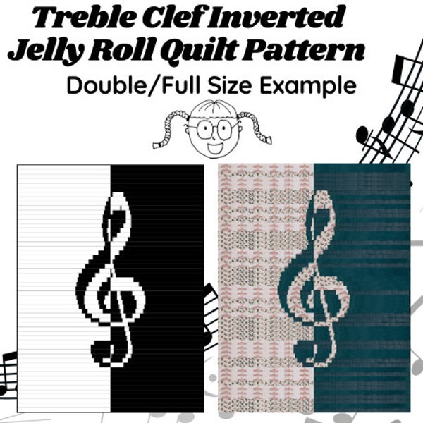 Treble Clef Pattern - Etsy