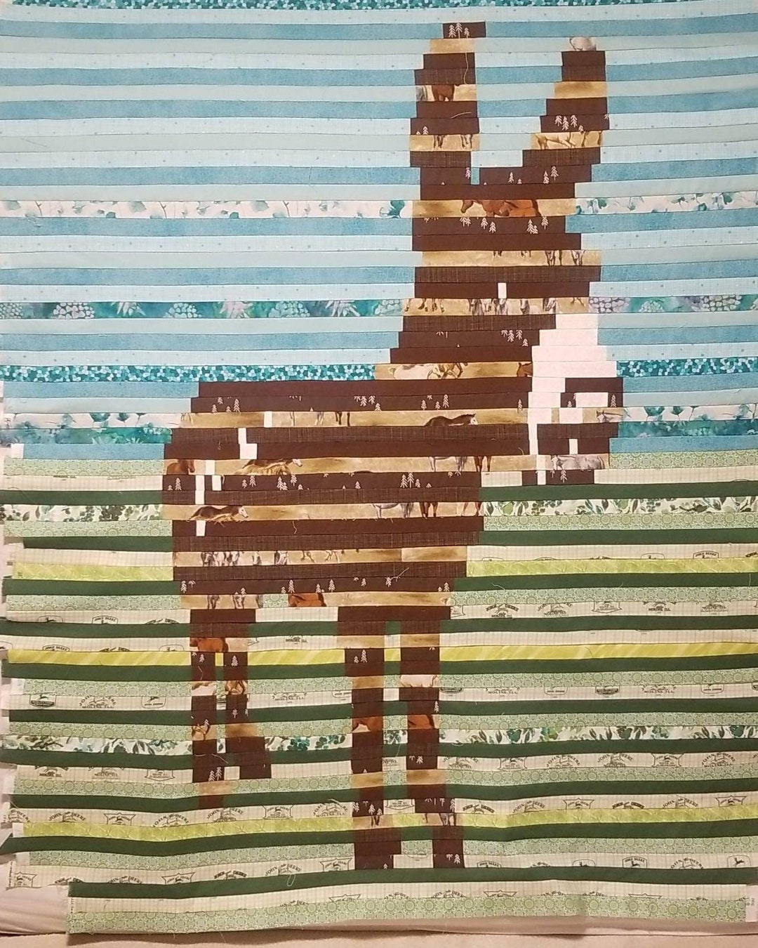Donkey Throw Quilt Pattern - Etsy