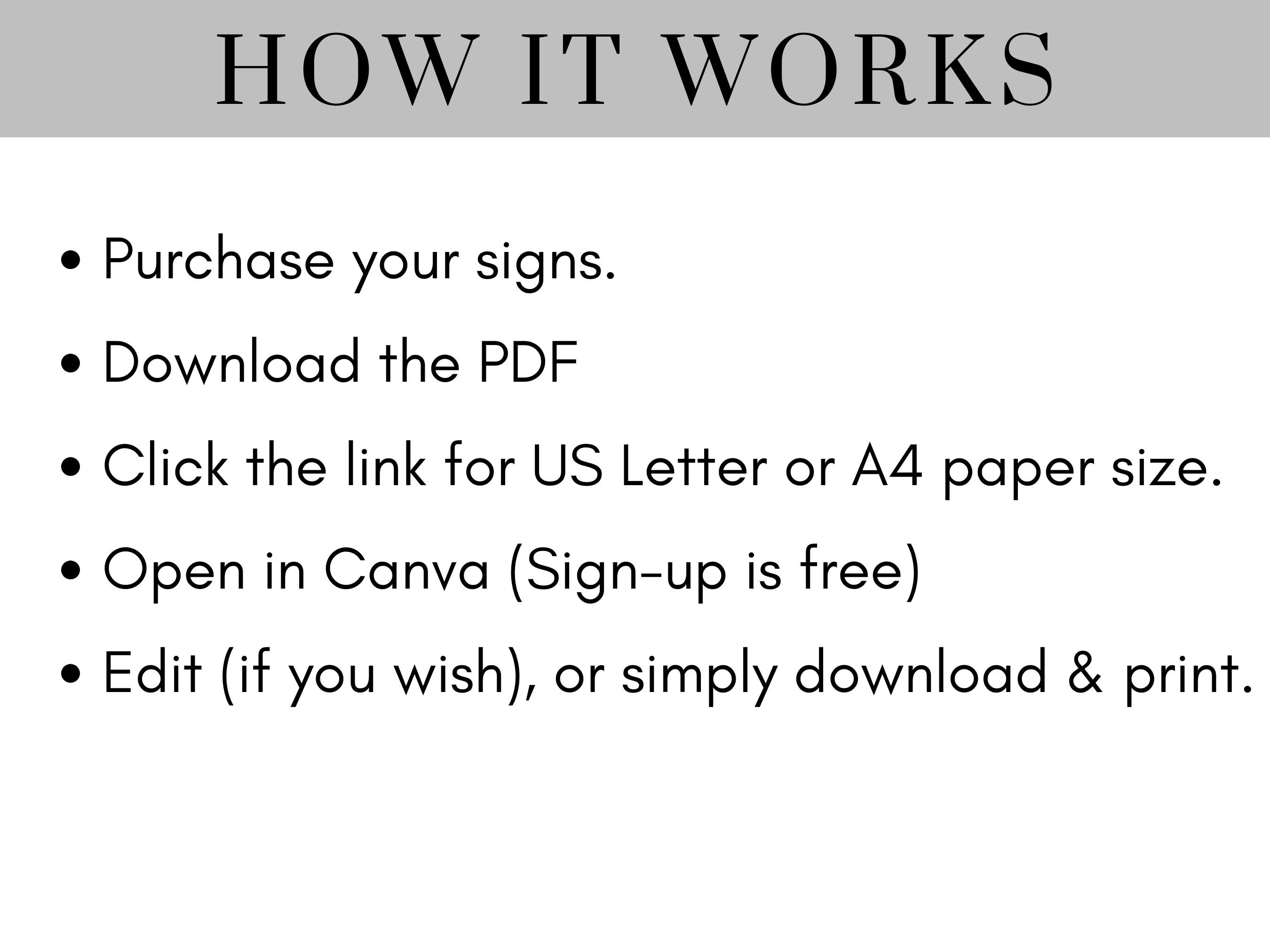 Airbnb Signs | Recycling Rubbish Compost Signs | Editable Airbnb ...