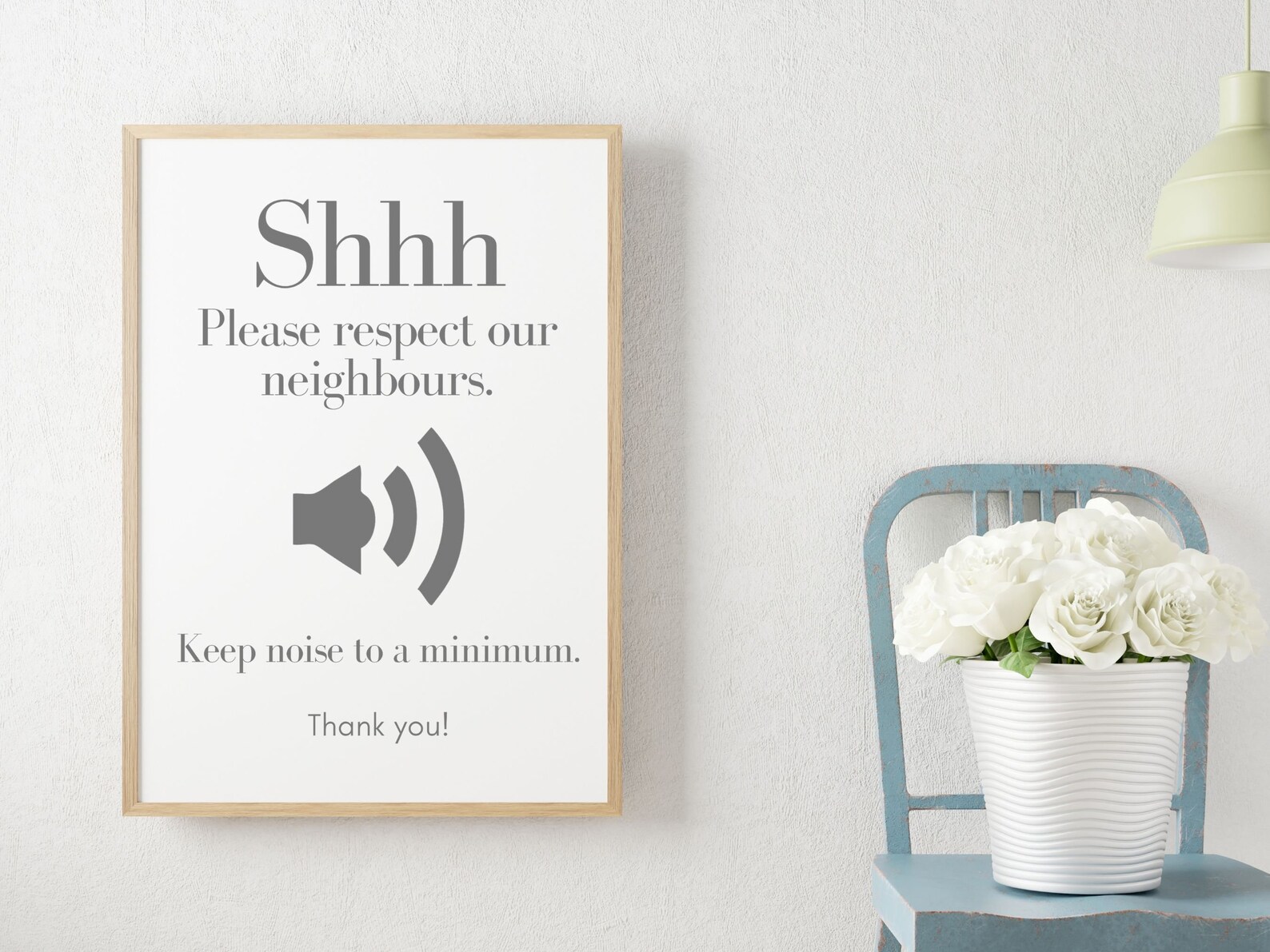 Airbnb Quiet Please Sign | Airbnb Noise Rules Sign | Airbnb Template ...