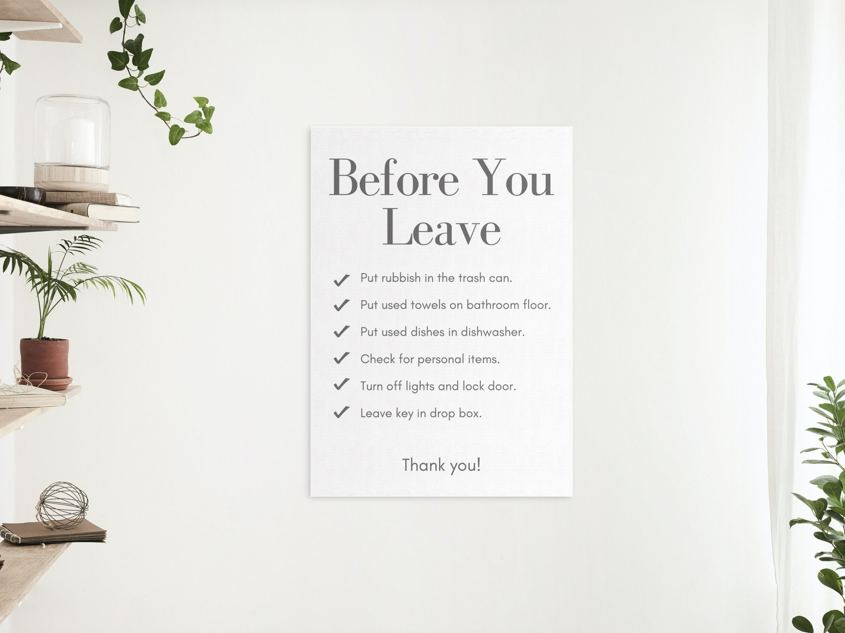 Airbnb Signs Set of 3, Airbnb Signage, Airbnb Sign Templates, Wifi ...