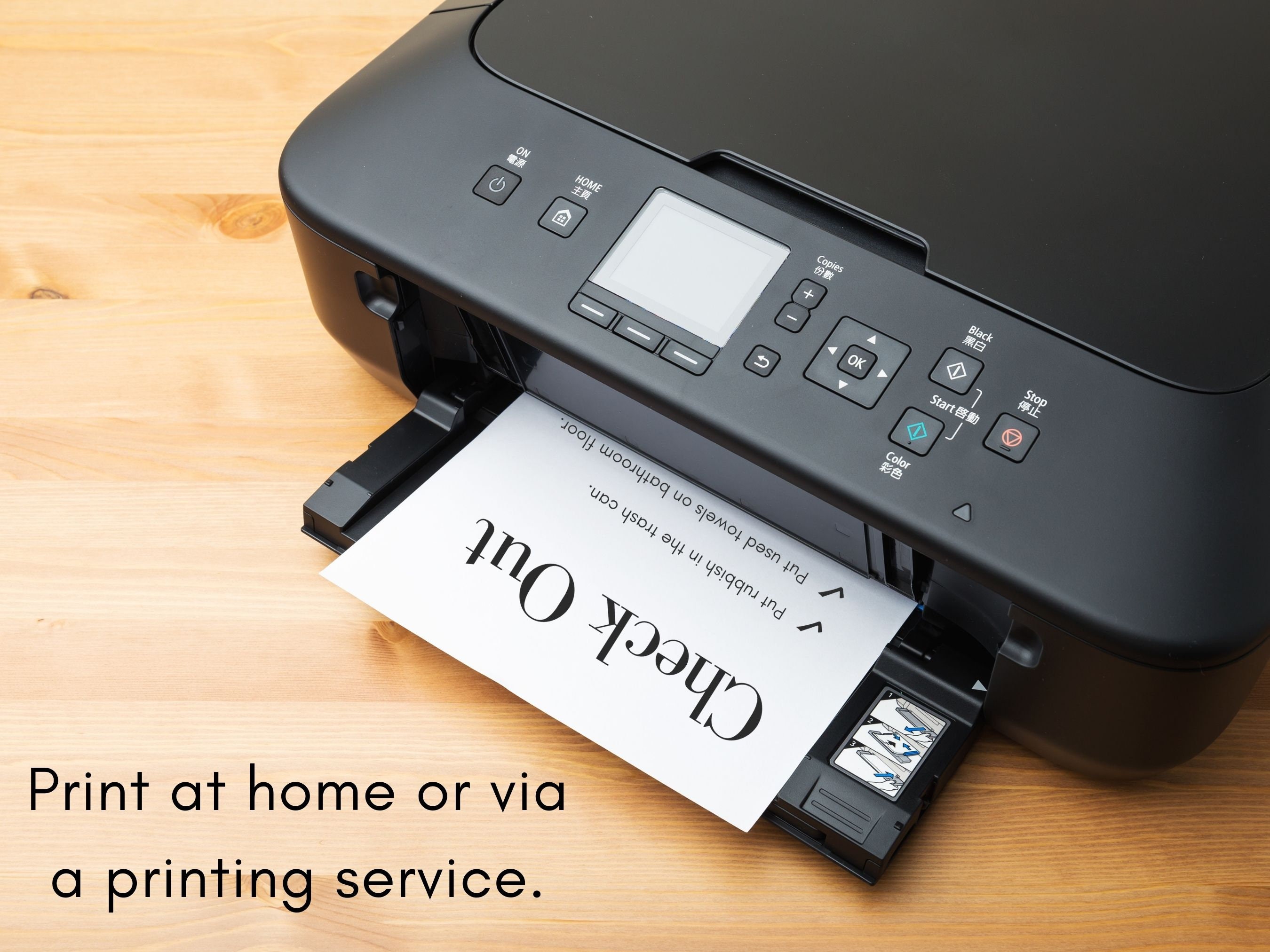 Airbnb Check Out Sign Template, Airbnb Check Out List, Airbnb Guest ...