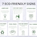 Eco-friendly Airbnb Sign Bundle Airbnb Signage Signs for Rental Home ...