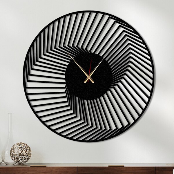 Geometric Clock - Etsy UK
