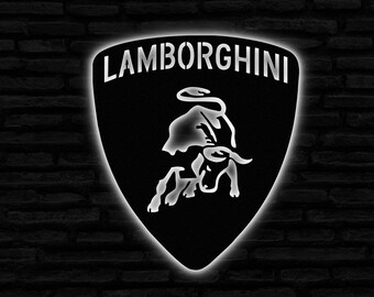 Lamborghini Metal Wall Art - Etsy