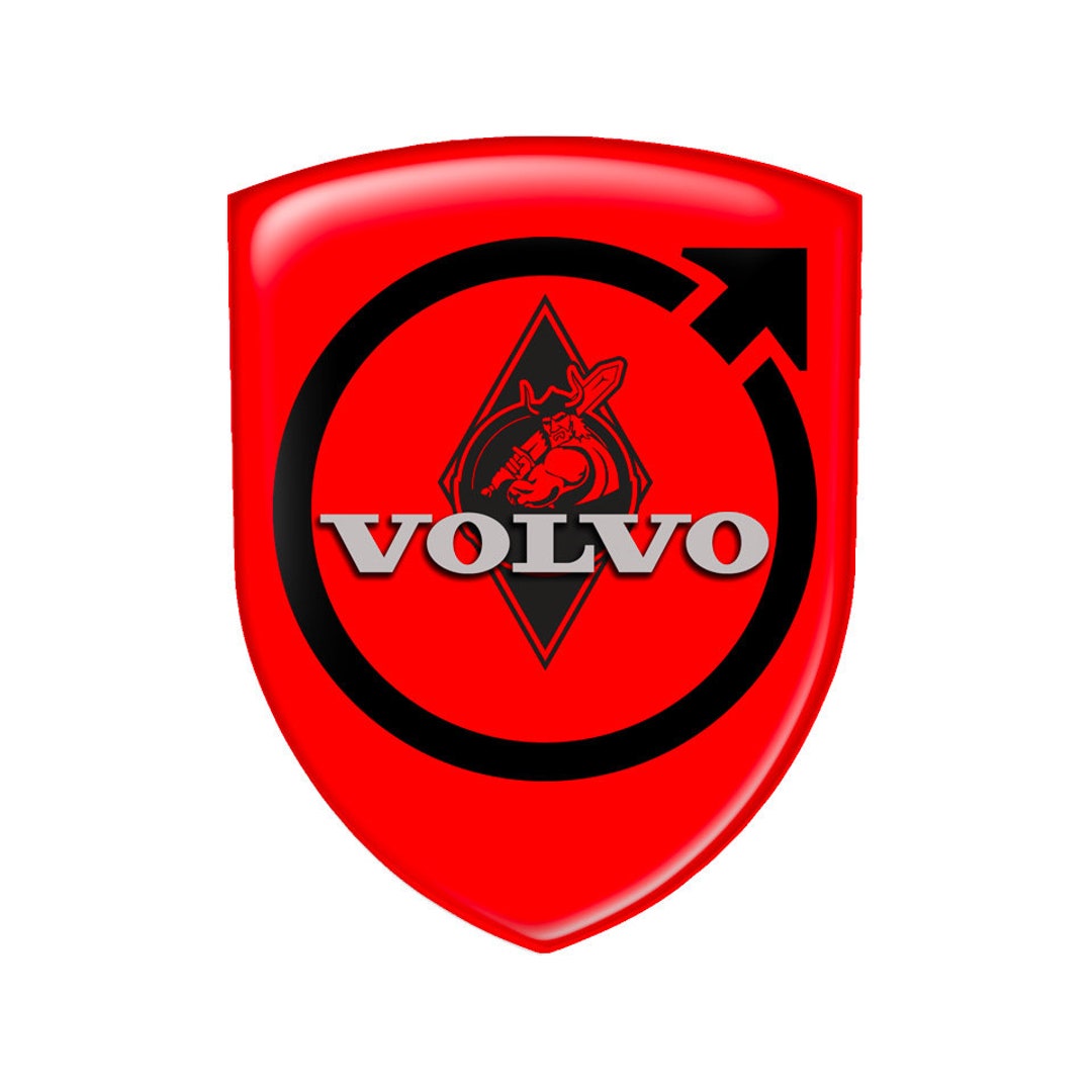 Volvo Badge Silicone Emblem Sticker All SIZES Car Interior, Phone ...