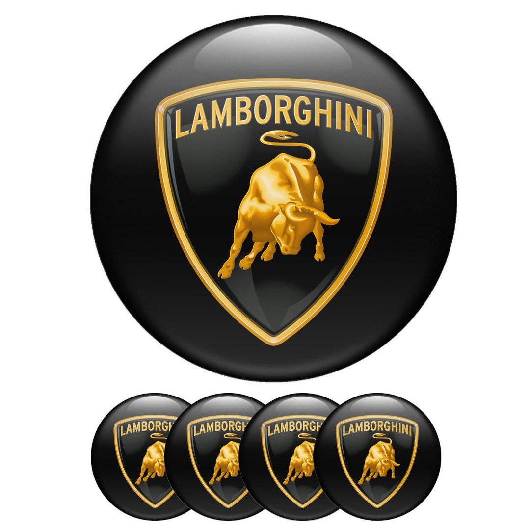 All Sizes 3dprint Silicone Sticker Lamborghini for Rim Center Caps ...