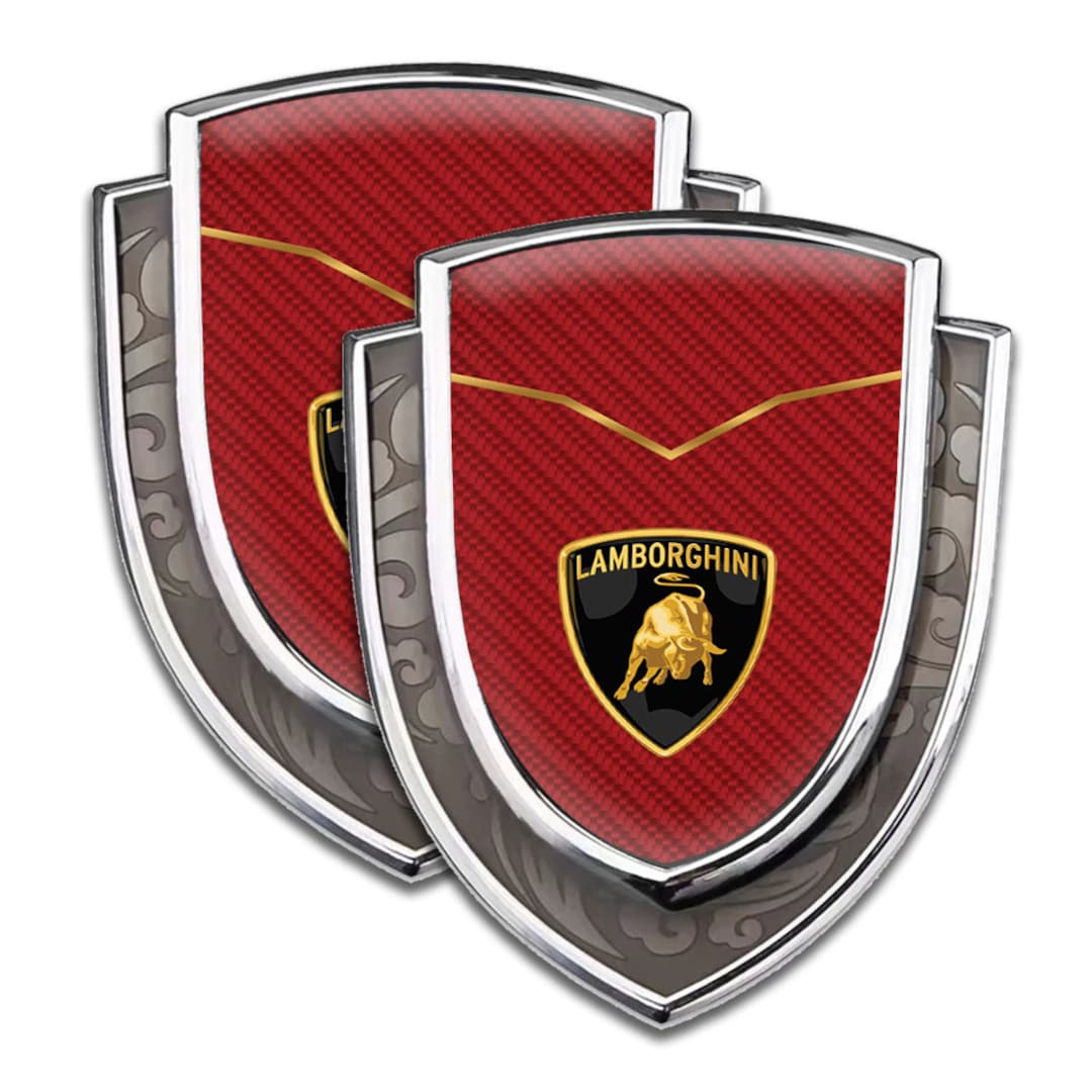Lamborghini Badge Silicone Emblem Sticker All SIZES Car - Etsy