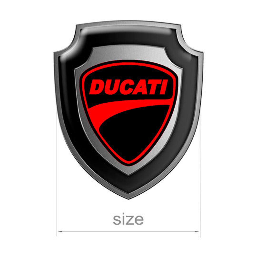 Ducati Badge Silicone Emblem Sticker All SIZES Car Interior - Etsy