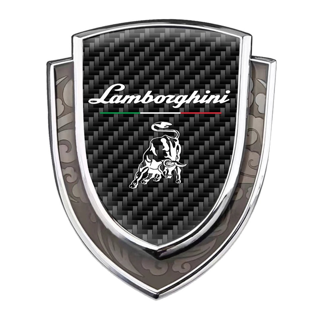 Lamborghini Badge Silicone Emblem Sticker All SIZES Car Interior, Phone ...
