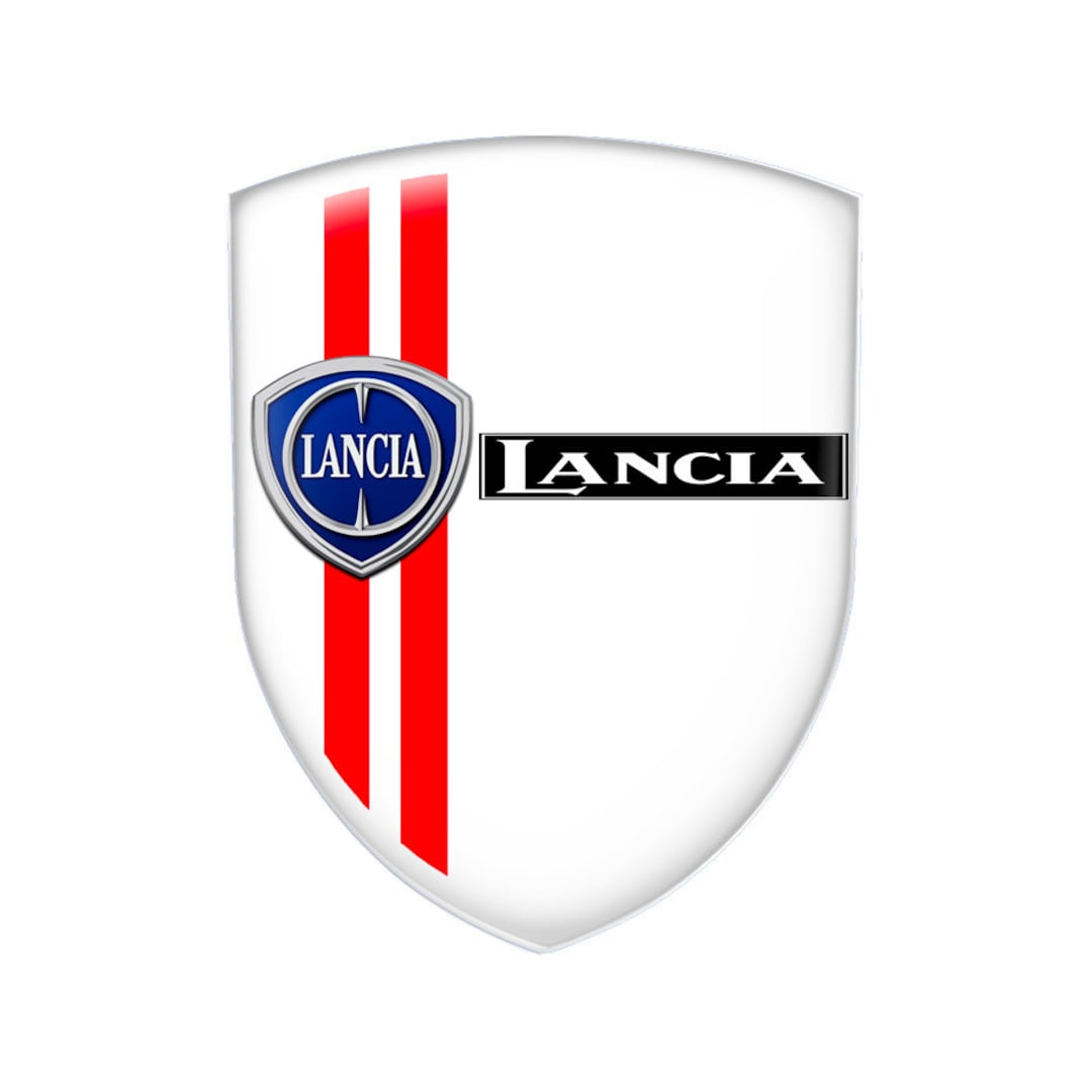 Lancia Silicone Emblem Sticker All SIZES Car Interior - Etsy