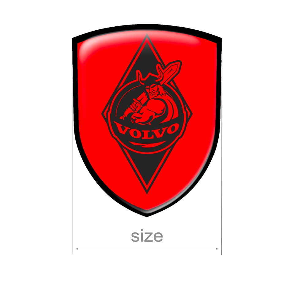 Volvo Badge Silicone Emblem Sticker All SIZES Car Interior, Phone ...