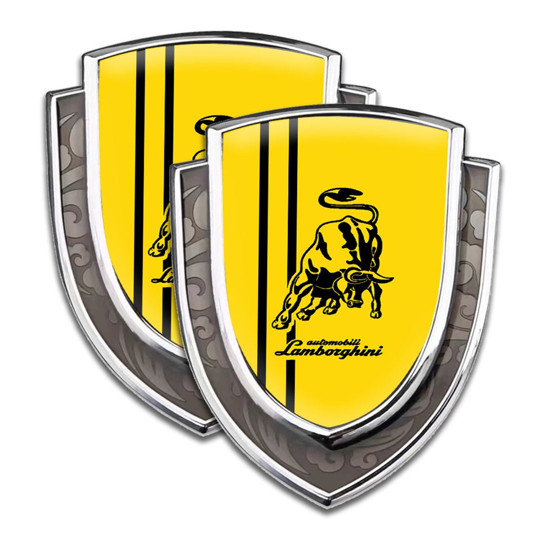 Lamborghini Badge Silicone Emblem Sticker All SIZES Car - Etsy