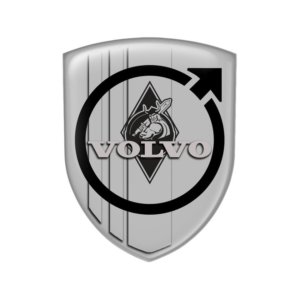 Volvo Badge Silicone Emblem Sticker All SIZES Car Interior - Etsy