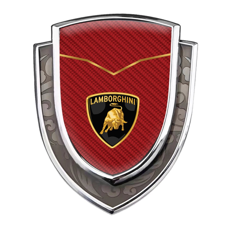 Lamborghini Badge Silicone Emblem Sticker All SIZES Car - Etsy