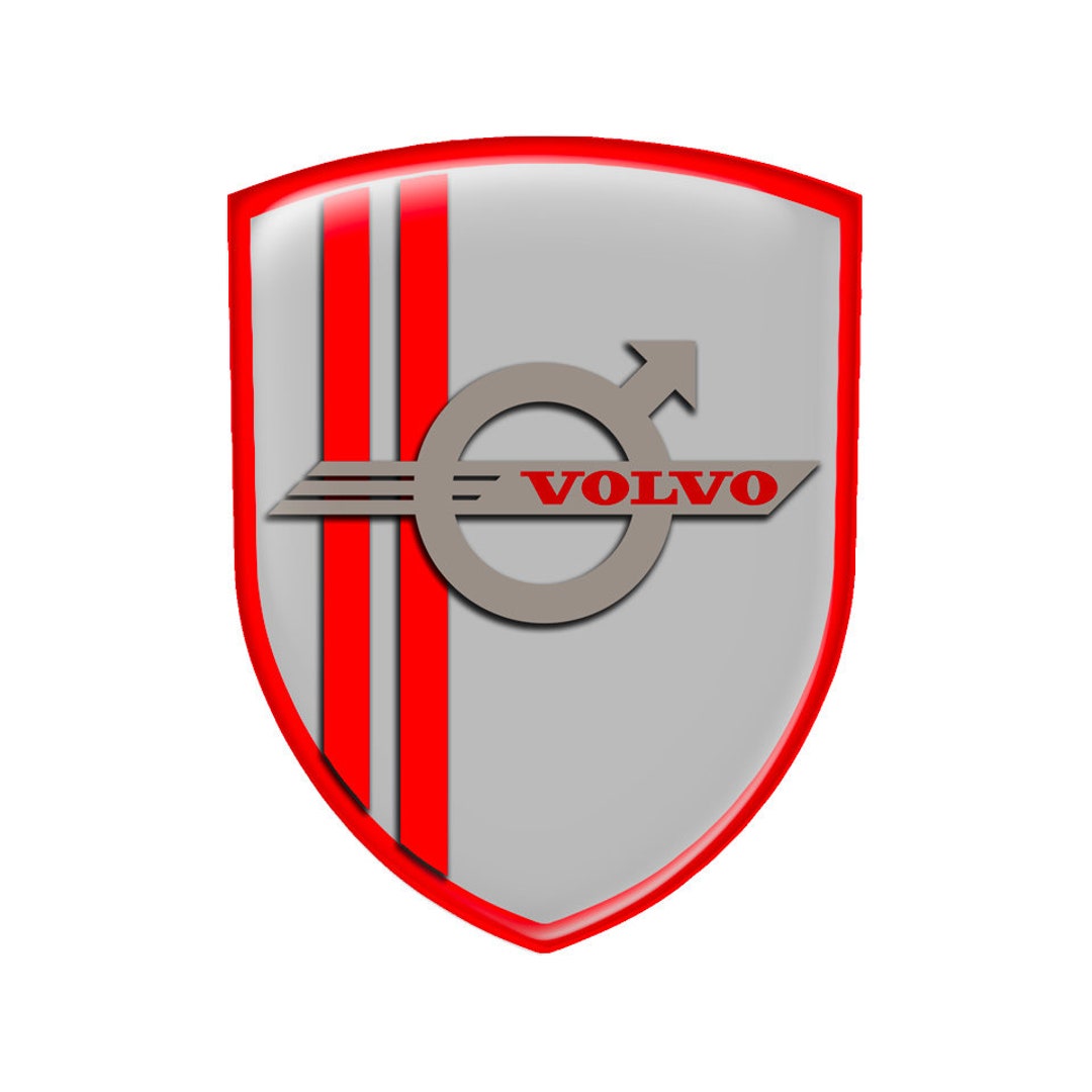 Volvo Badge Silicone Emblem Sticker All SIZES Car Interior - Etsy
