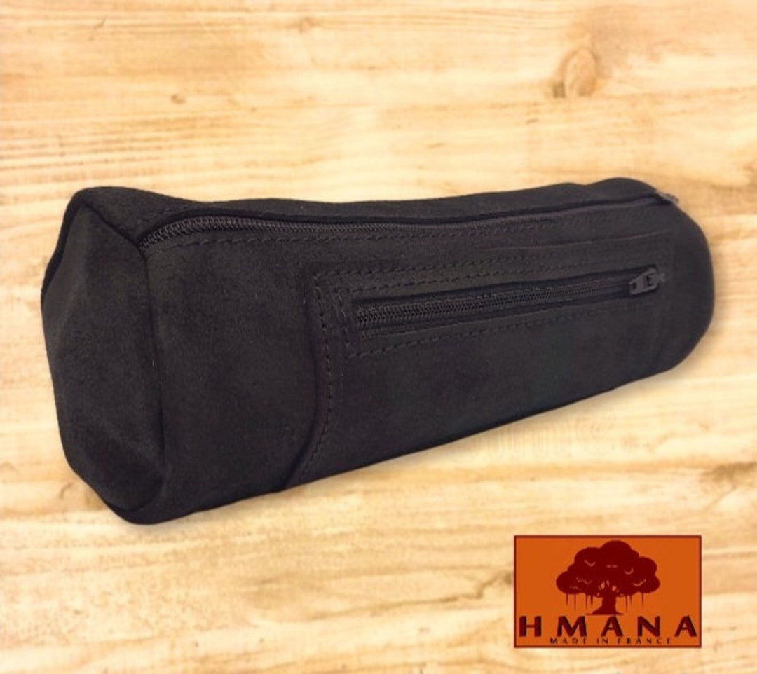 Round Oiled Black Turned Leather Kit. - Etsy