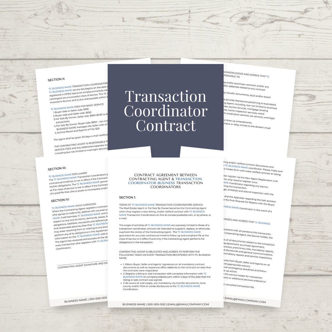 Transaction Coordinator Contract | Transaction Coordinator Agreement ...