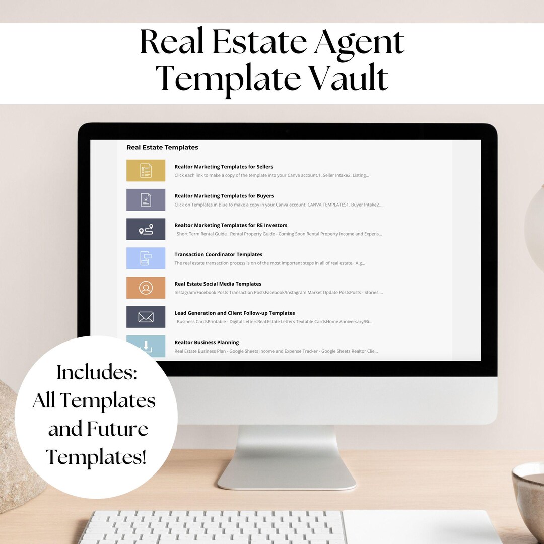 Real Estate Agent Marketing Templates and Training Vault, Real Estate ...