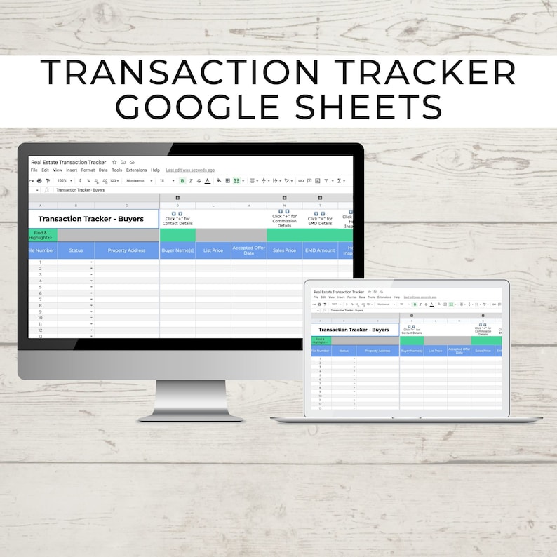 Real Estate Transaction Coordinator Template Bundle | Transaction ...