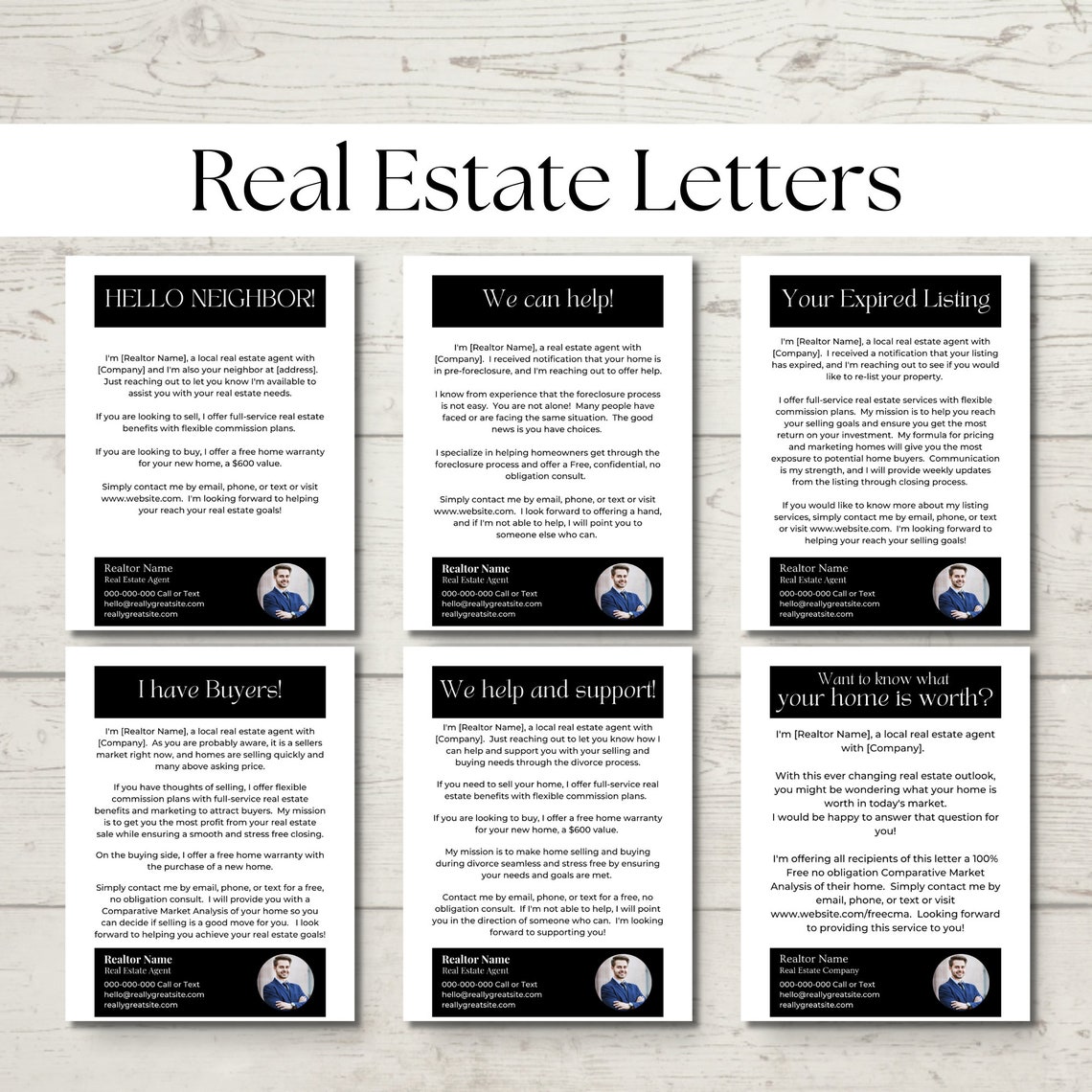 Real Estate Prospecting Letters, Hello Neighbor, Real Estate Farming - Etsy