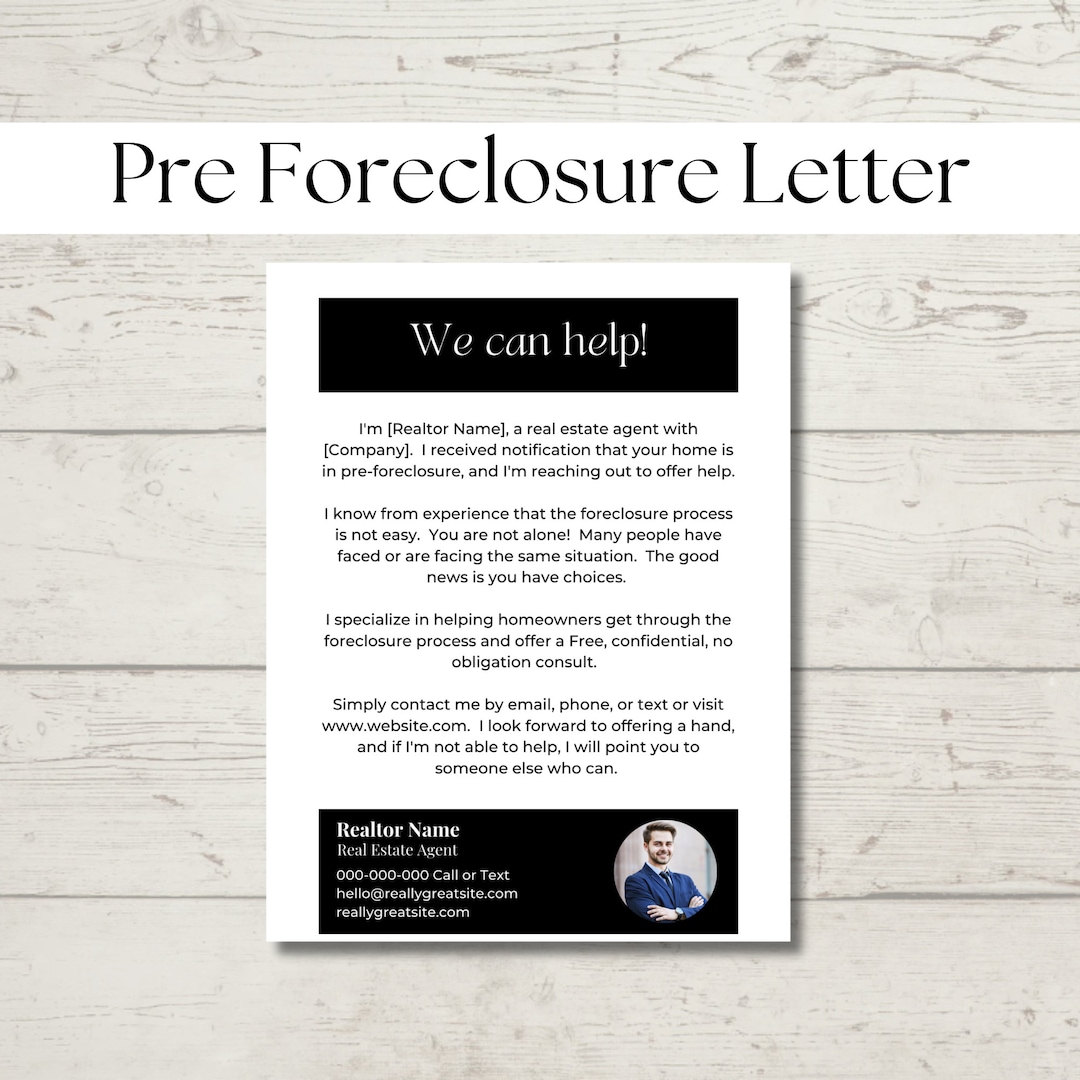 Pre Foreclosure Letter, Real Estate Farming, Realtor Letter to Seller ...