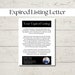 Expired Listing Letter, Real Estate Farming, Realtor Letter to Seller - Etsy
