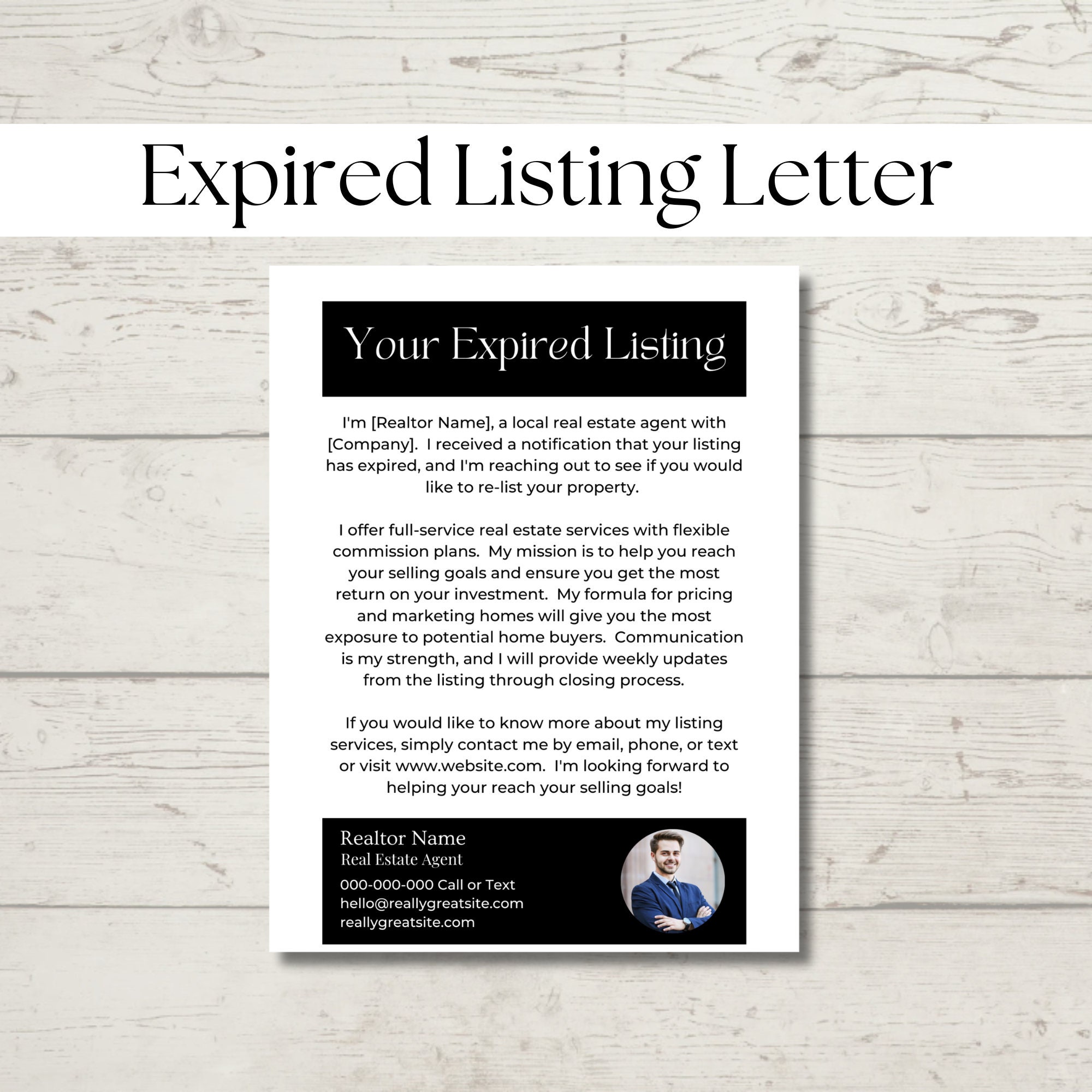 Expired Listing Letter, Real Estate Farming, Realtor Letter to Seller ...