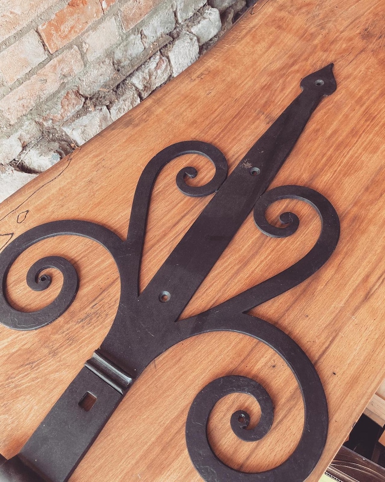 Medieval/gothic Style Hand Forged Door Hinges - Etsy UK