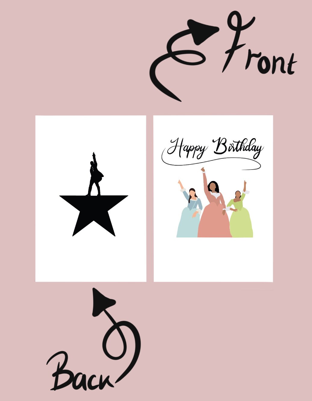 PRINTABLE Hamilton Birthday Card - Etsy Australia
