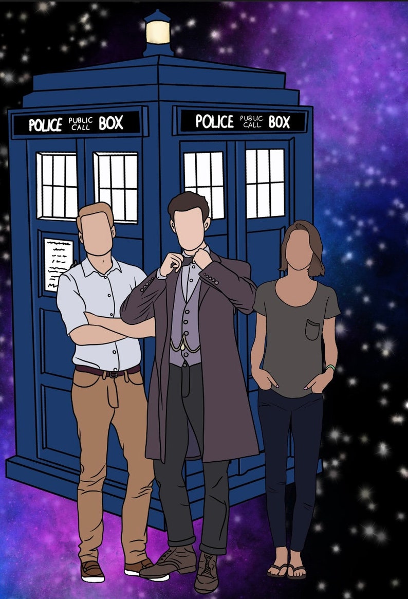 Digital Download Printable Personalised Dr Who 10th Doctor Double ...