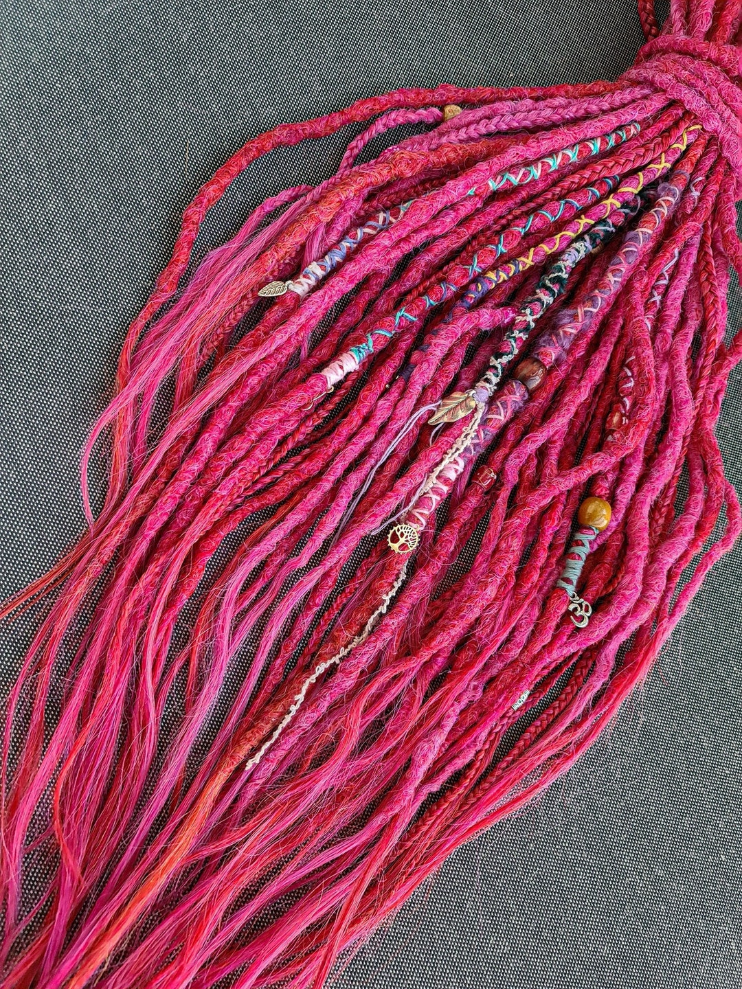 Crazy Bomb Fuchsia and Neon Pinksynthetic Dreads, DE Colorfuldreadlock ...