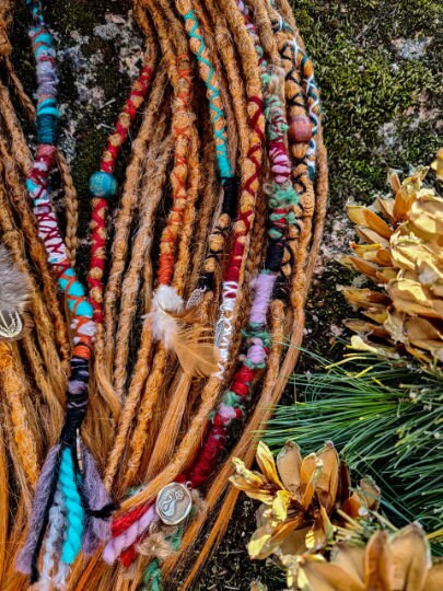 Ginger Amber Red Dreadlock Extensions Double Ended or Single - Etsy