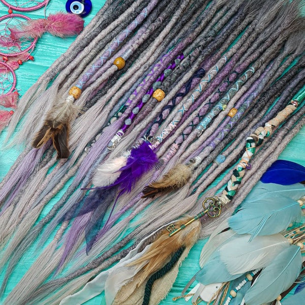 Grey Hair Extensions - Etsy