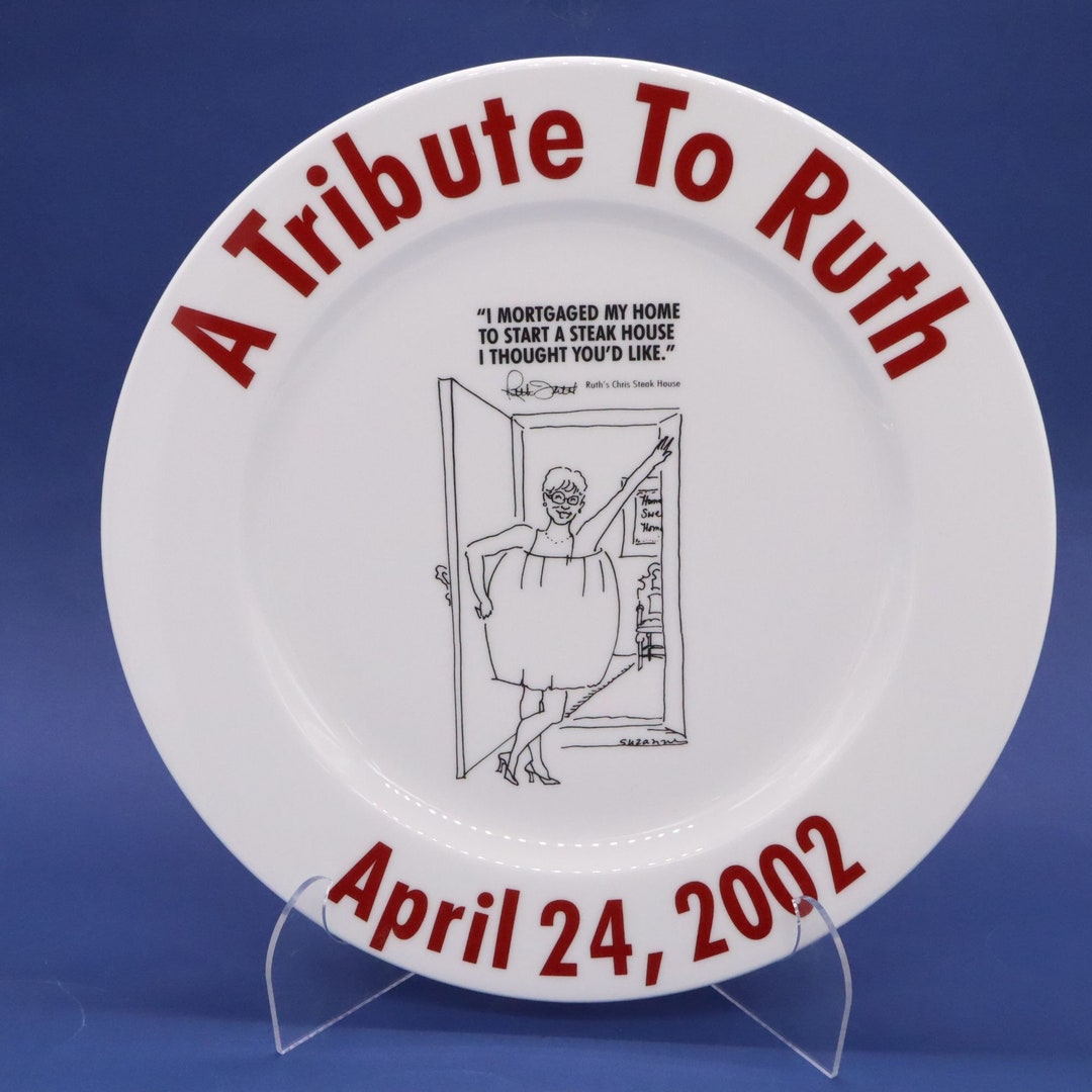 Ruth's Chris Steak House a Tribute to Ruth Collector 12 Plate ruth ...