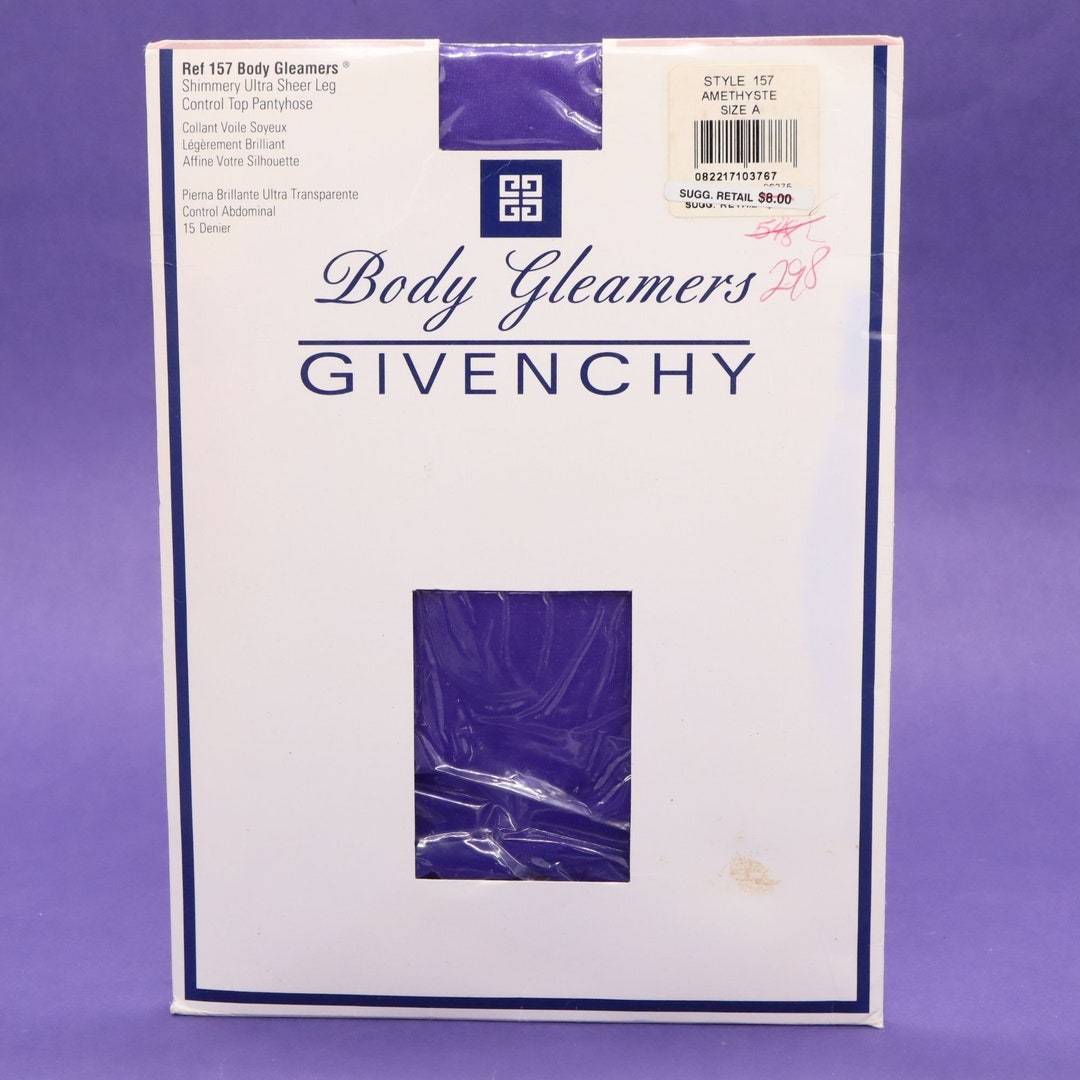 Givenchy Sz A Body Gleamers 157 Amethyst Purple Pantyhose Sheer Control ...