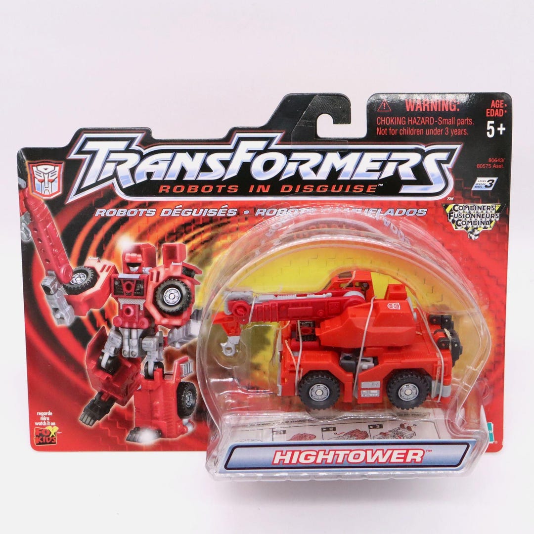 Transformers HIGHTOWER Action Figure Robots in Disguise MOC 2001 Hasbro ...