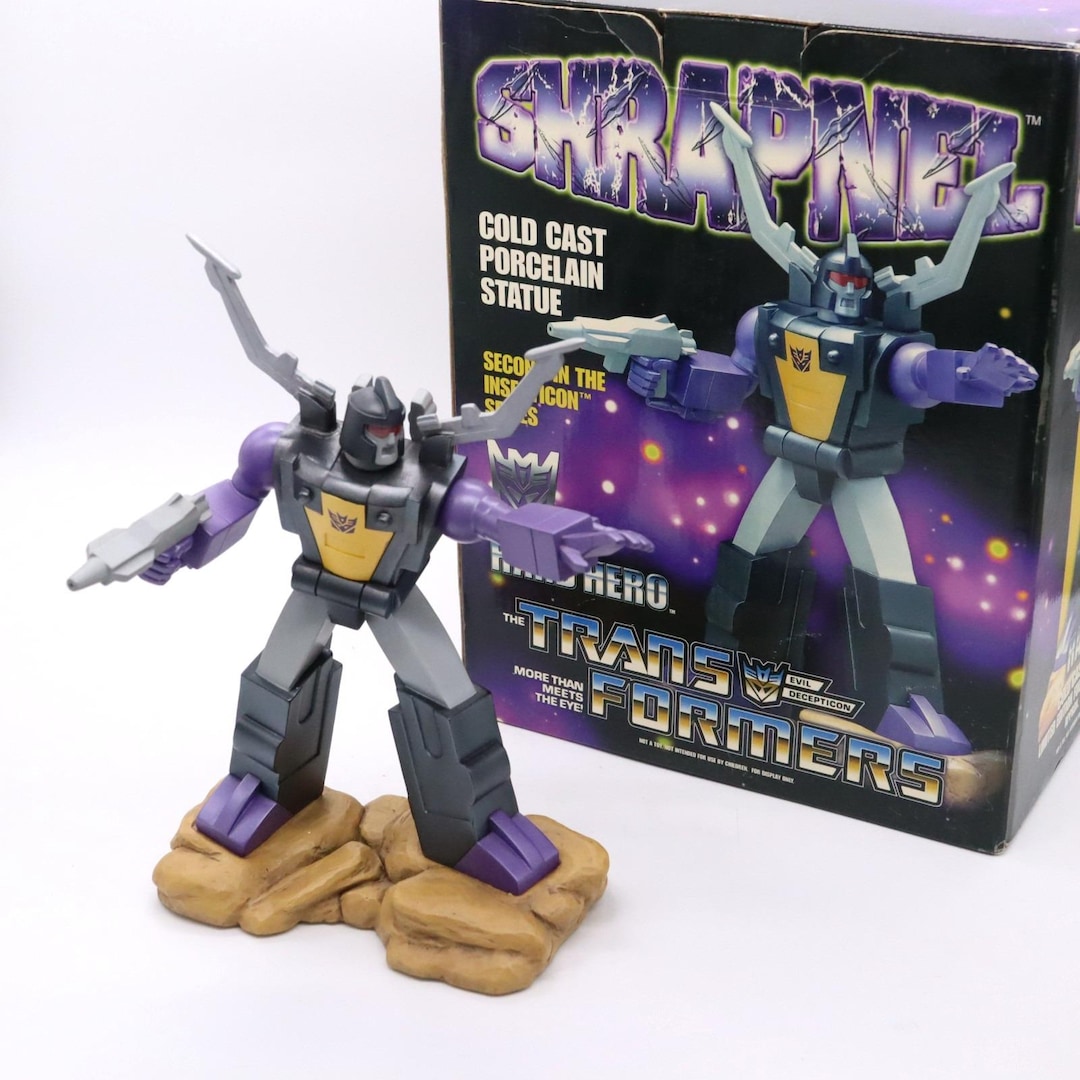 Transformers Shrapnel Hard Hero Cold Cast Porcelain Statue # 772 of ...