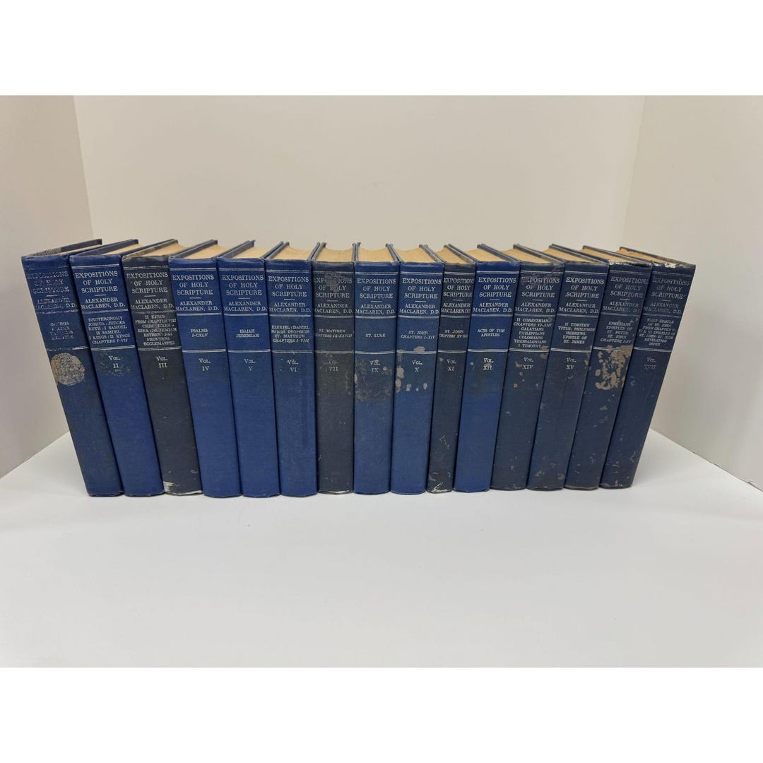 Expositions of Holy Scripture Alexander Maclaren 15 Volumes 1944 - Etsy