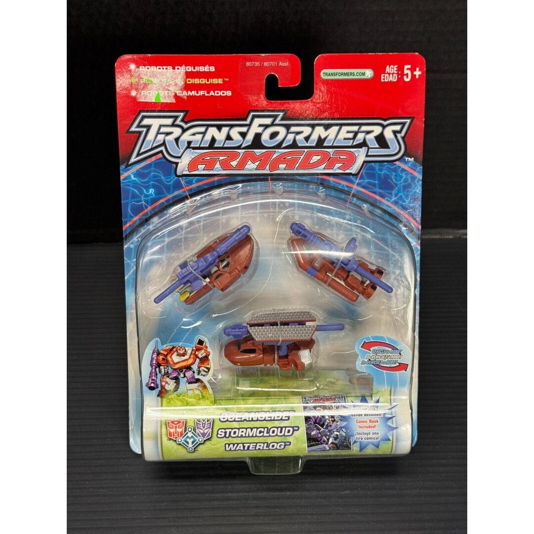 Transformers Armada Sea Team Minicons Water-log Stormcloud Oceanglide ...