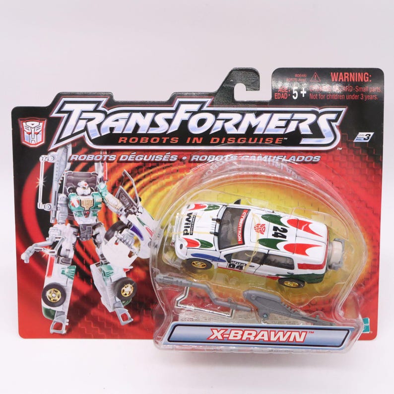 Transformers Supercharged X-brawn RID 2001 Hasbro New Sealed - Etsy