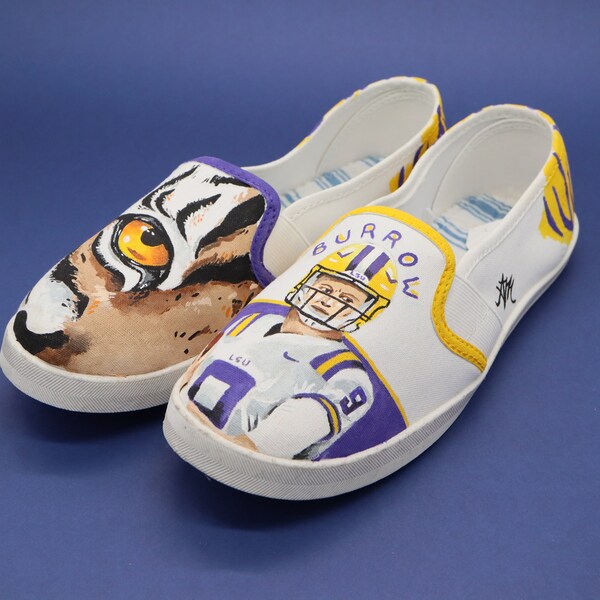 Lsu Shoes - Etsy
